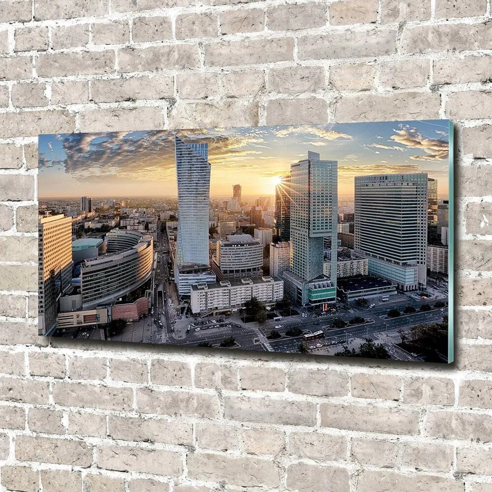 Wallmuralia Fotoobraz na skle Varšava Polsko 140x70 cm