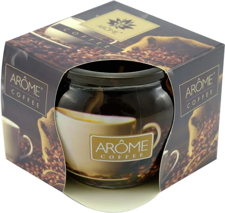 Arome Vonná svíčka ve skle Coffee, 85 g