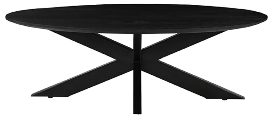 LABEL51 Konferenční stolek JAMES černý 130 cm