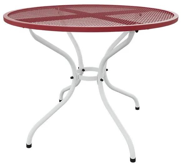 Unikov Zahradní stůl Tako 105 kulatý Barva nátěru: Černá - RAL 9005 - Červená - RAL 3031