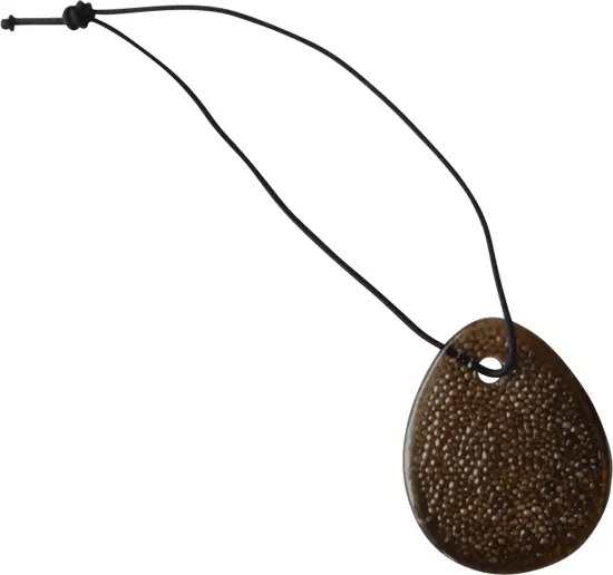 Skleněné velikonoční vajíčko Airy Brown DBKD