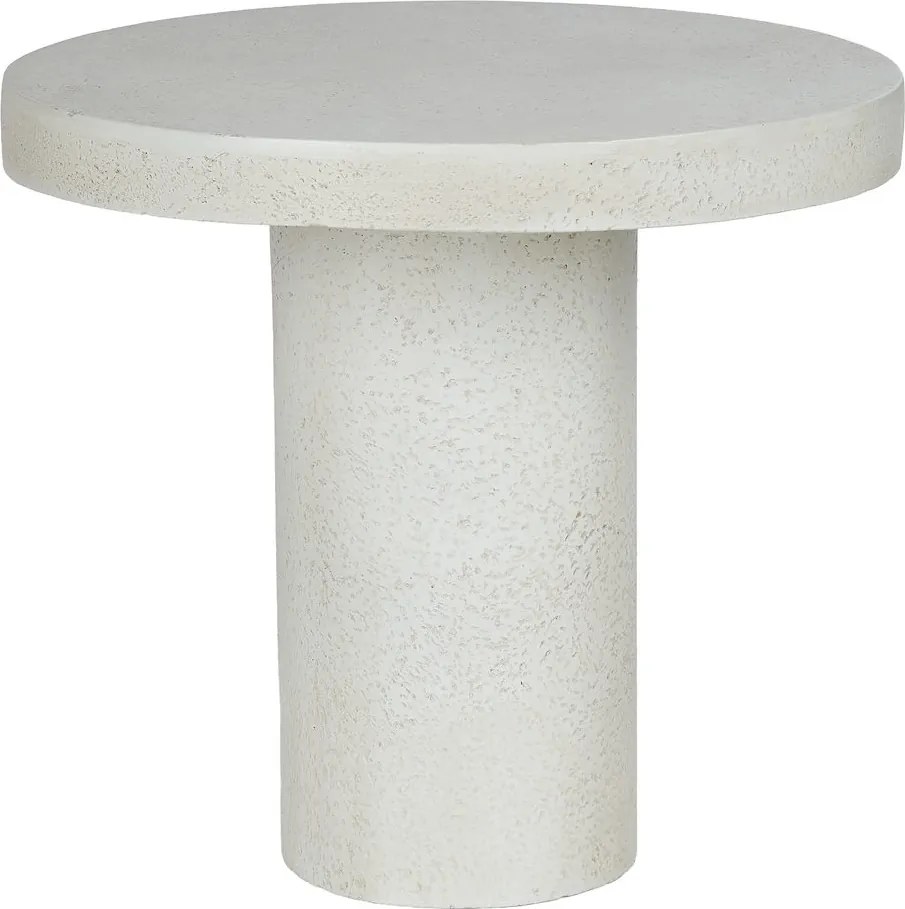 PIECES Odkládací stolek 50 cm - bílá