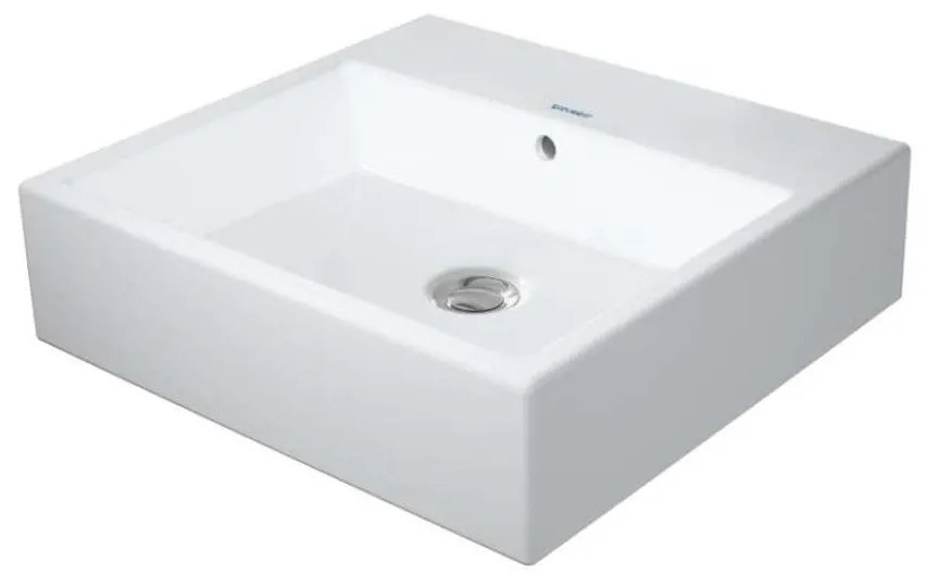 Duravit Vero Air - Umývátko 45x35 cm, s přepadem, bez otvoru pro baterii, bílá 0724450060