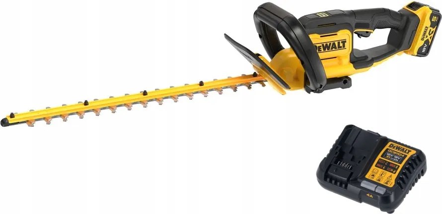 Akumulátorové nůžky na živý plot 55 cm 1x5 Ah 18V Xr Dewalt [DCMHT564P1-QW]