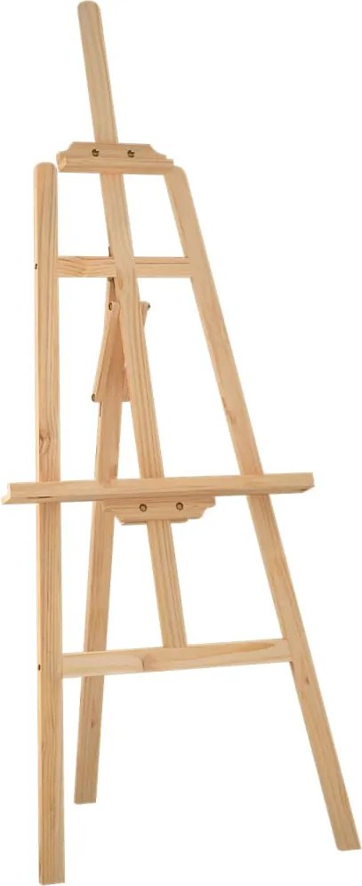 vidaXL Malířský stojan 53,5 x 95 x 127 cm masivní borové dřevo