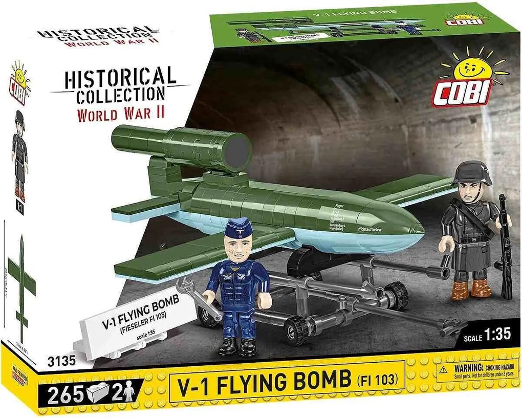 Cobi 3135 ii ww v-1 flying bomb fi 103 1:35, 2 f