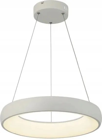 Závěsná Led lampa bílá moderní kulatá 40 cm do obývacího pokoje 4000K Reality