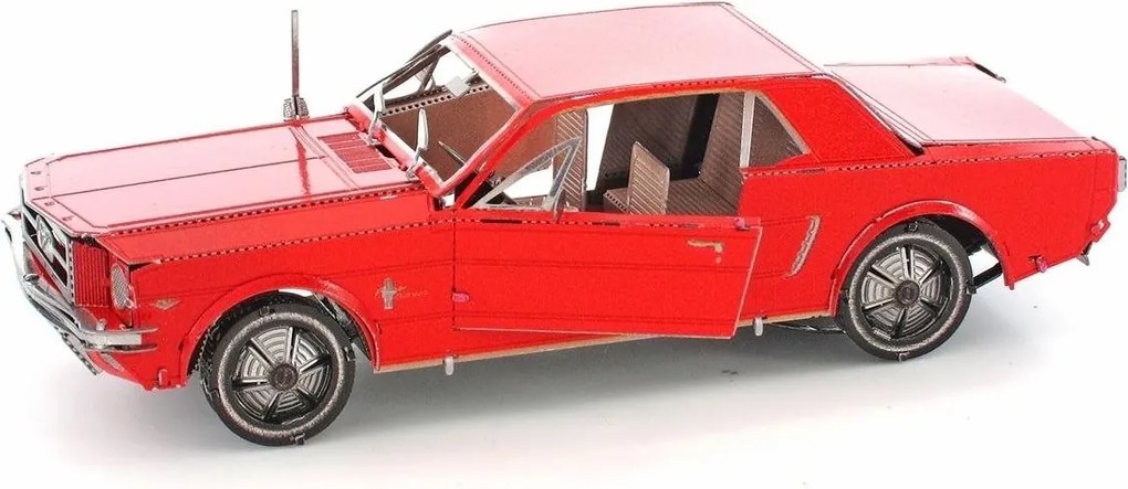 3d puzzle metal earth 3d puzzle ford mustang 1965 (červený)