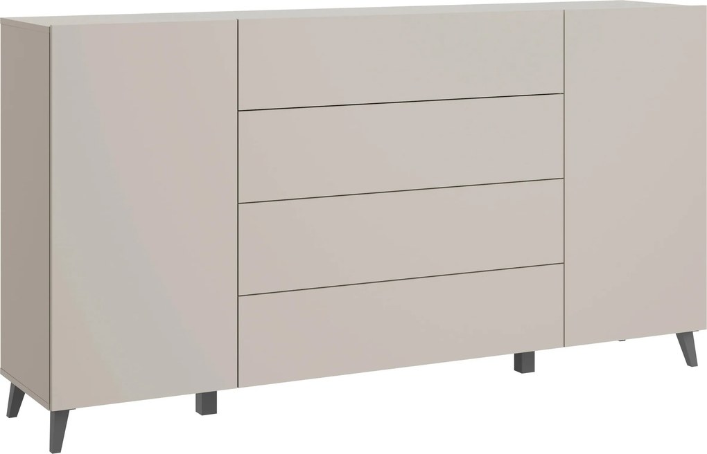XXXLutz ŠIROKÁ KOMODA, kašmírová, 180/95,4/39 cm P & B - Online Only komody - 002778011401