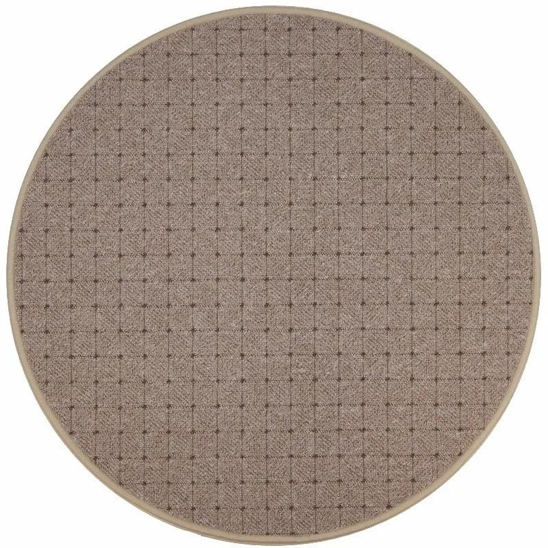 Condor Carpets Kusový koberec Udinese béžový new kruh - 160x160 (průměr) kruh cm