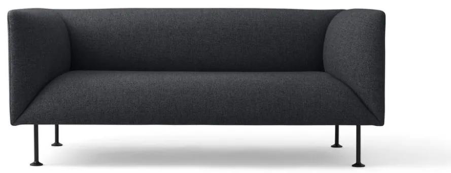 Menu Dvoumístná pohovka Godot Sofa, dark grey melange