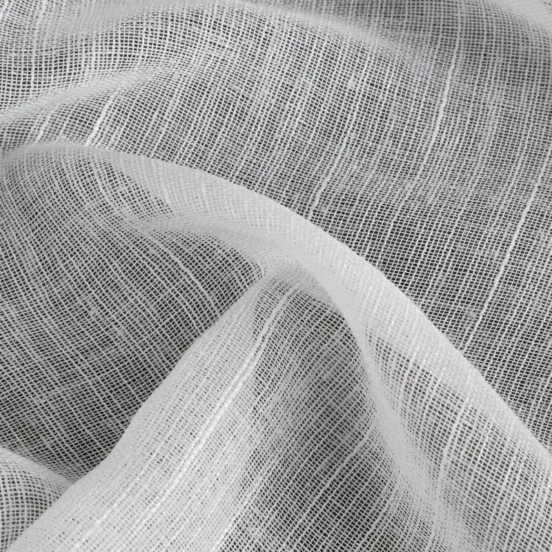 Bílá záclona na kroužcích CARLA 300x250 cm