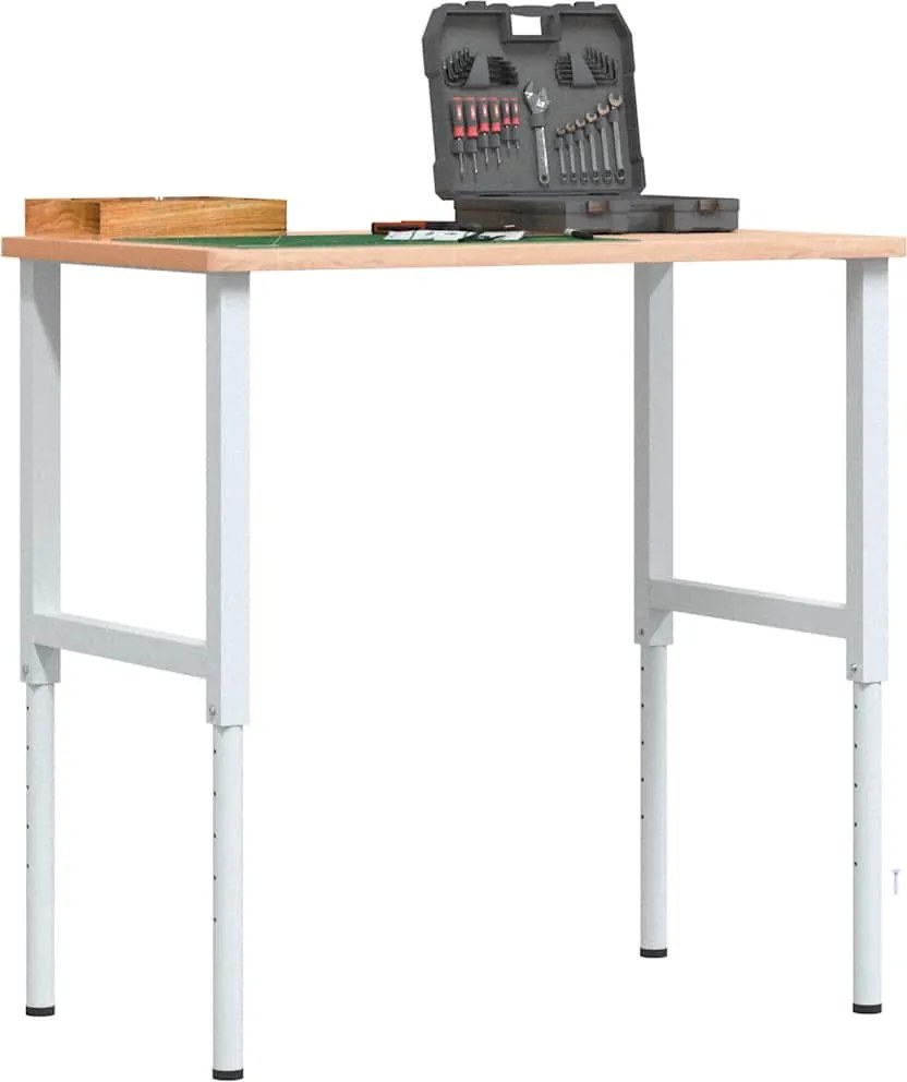 Nastavitelné rámy pracovního stolu 2 ks kov 55 x (69–95,5) cm 147932
