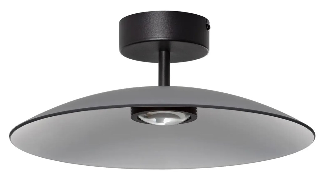 LED černo-kouřová designová stropní svítilna Polifemo