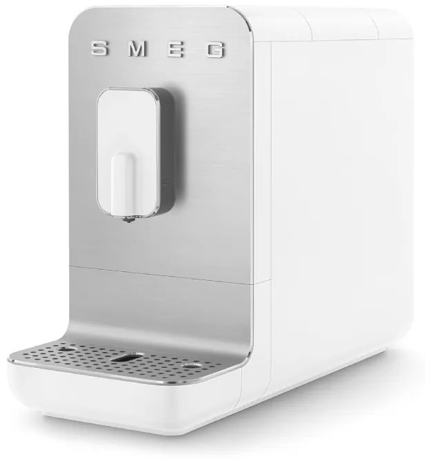 Automatický kávovar Smeg BCC01WHMEU / 1350 W / 1,4 l / matná bílá