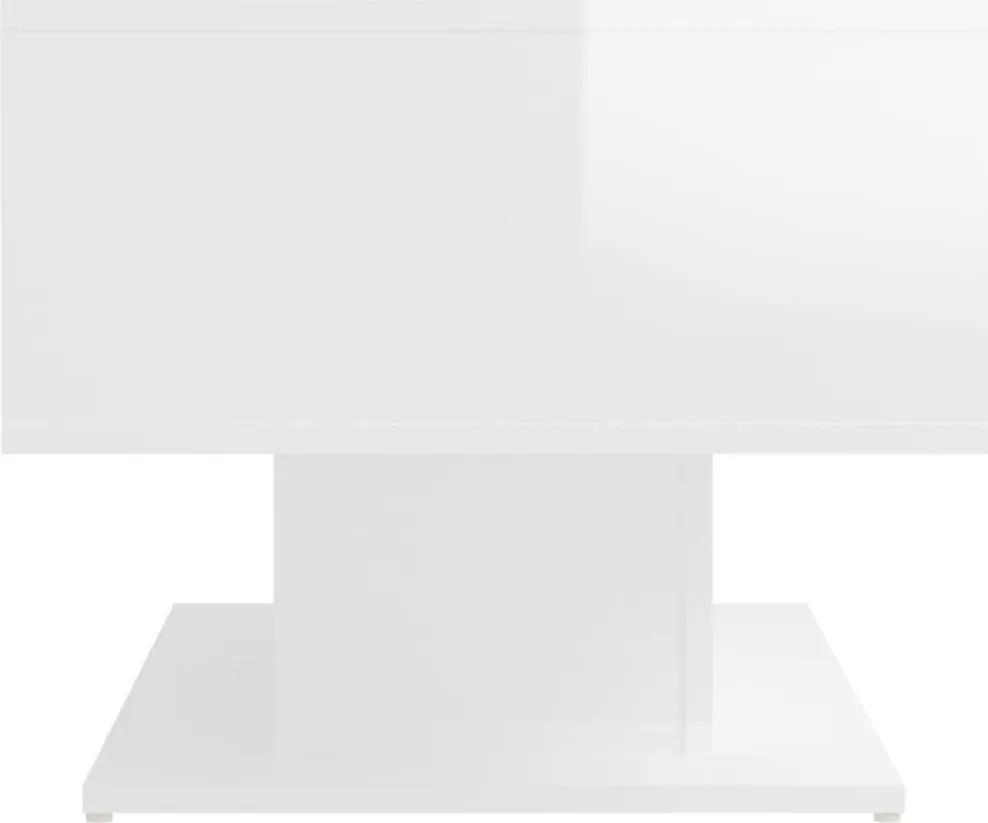 vidaXL Konferenční stolek 103,5 x 50 x 44,5 cm dřevotříska [806828] Barva: Bílá