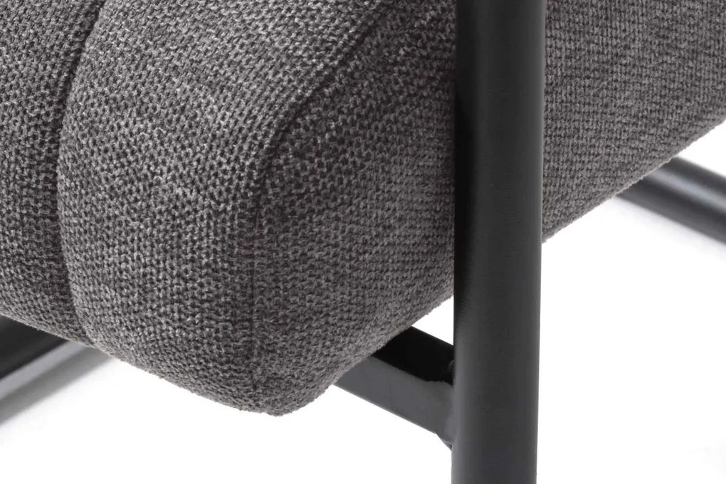 Designová židle Mahima tmavě šedá