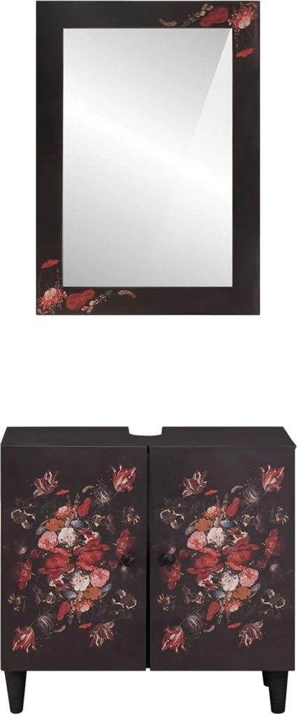 Sada koupelnových skříněk 2 ks 62 x 33 x 58 cm 3310141