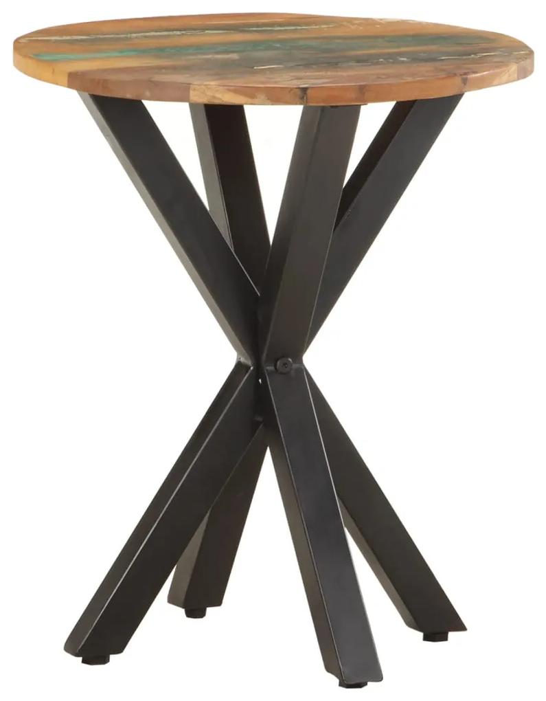 Odkládací stolek 48 x 48 x 56 cm masivní recyklované dřevo,  320658 HangarStore.cz