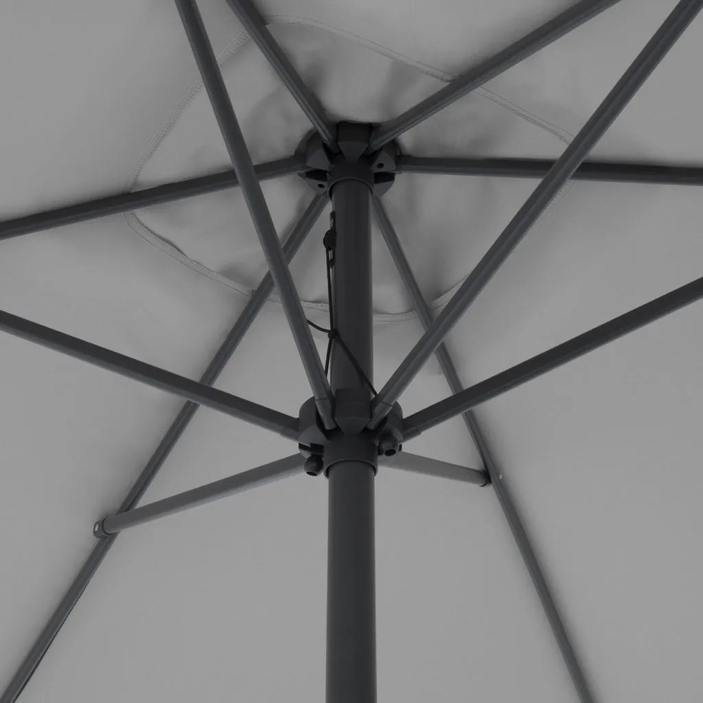 Doppler LIFE zahradní slunečník 250 x 200 cm světle šedá