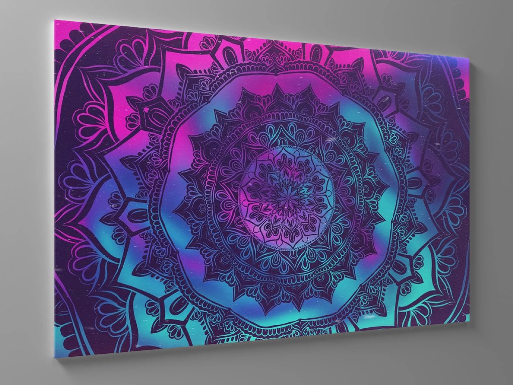 Obraz barevná magická mandala Rozměr: 60 x 40 cm