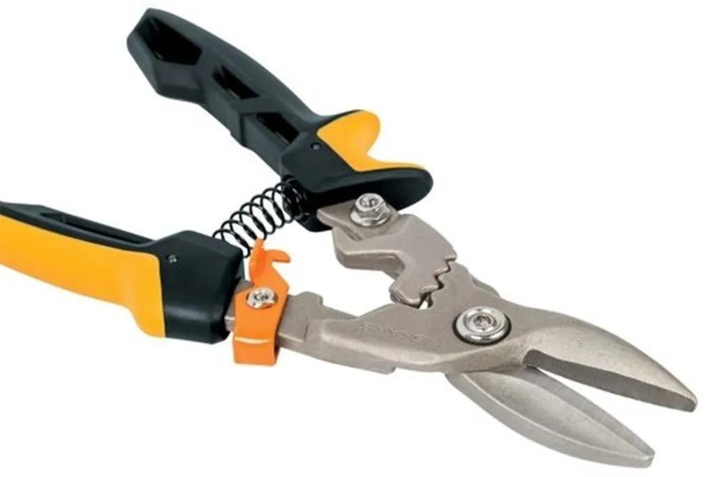 Fiskars PowerGear Nůžky na plech rovné, 25cm 1027207