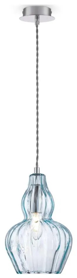 Maytoni MOD238-PL-01-BL - Lustr na lanku EUSTOMA 1xE14/40W/230V modrá