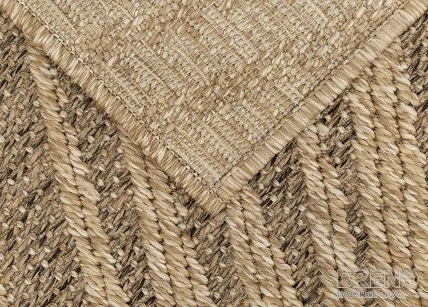 Breno Kusový koberec TIMBER 1403 Brown (Beige), 240x340 cm, Béžová/Hnědá