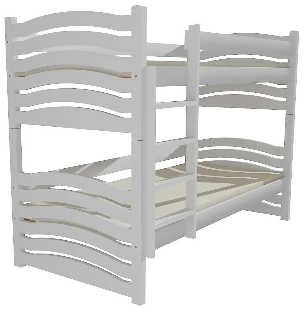 Patrová postel PP 024 90 x 200 cm - bílá