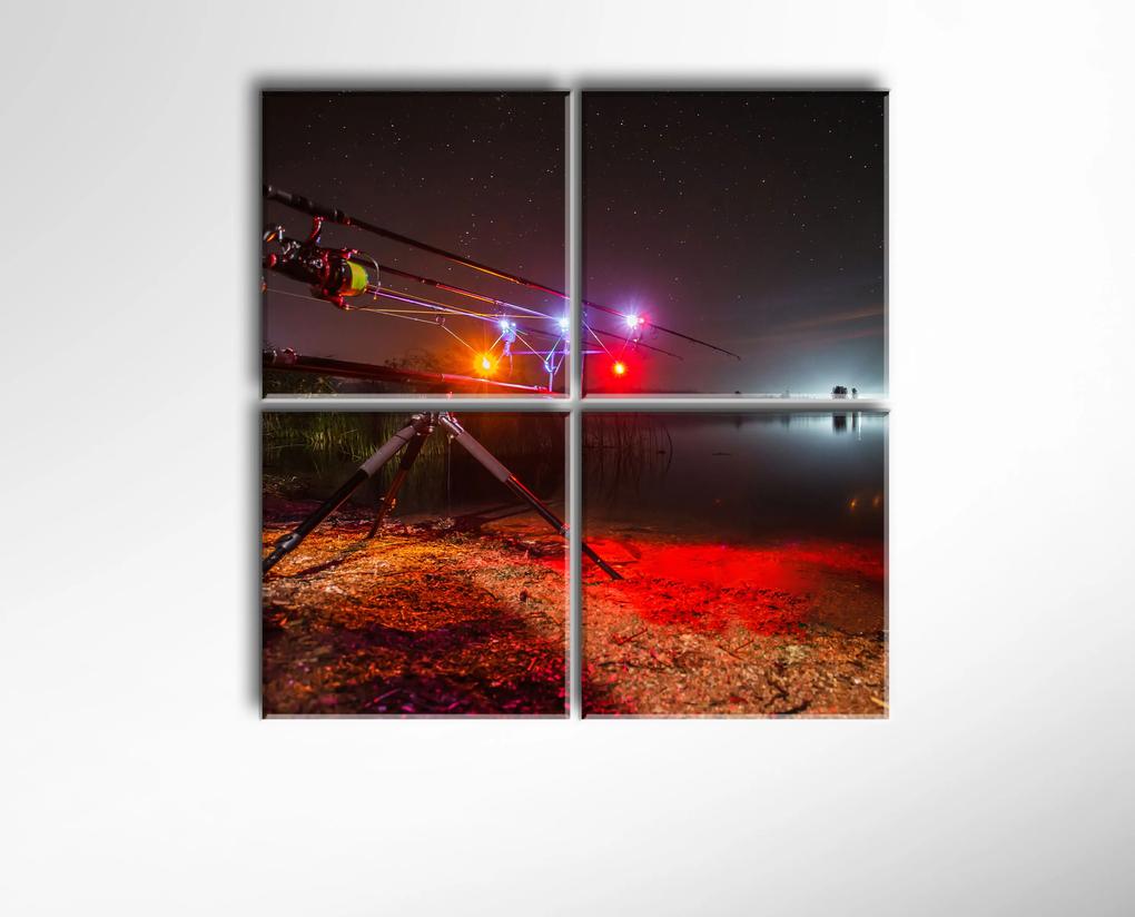 Malvis ® Obraz Noční pruty ROZMĚR (šířka x výška): jednodílný obdélník 90x60 cm