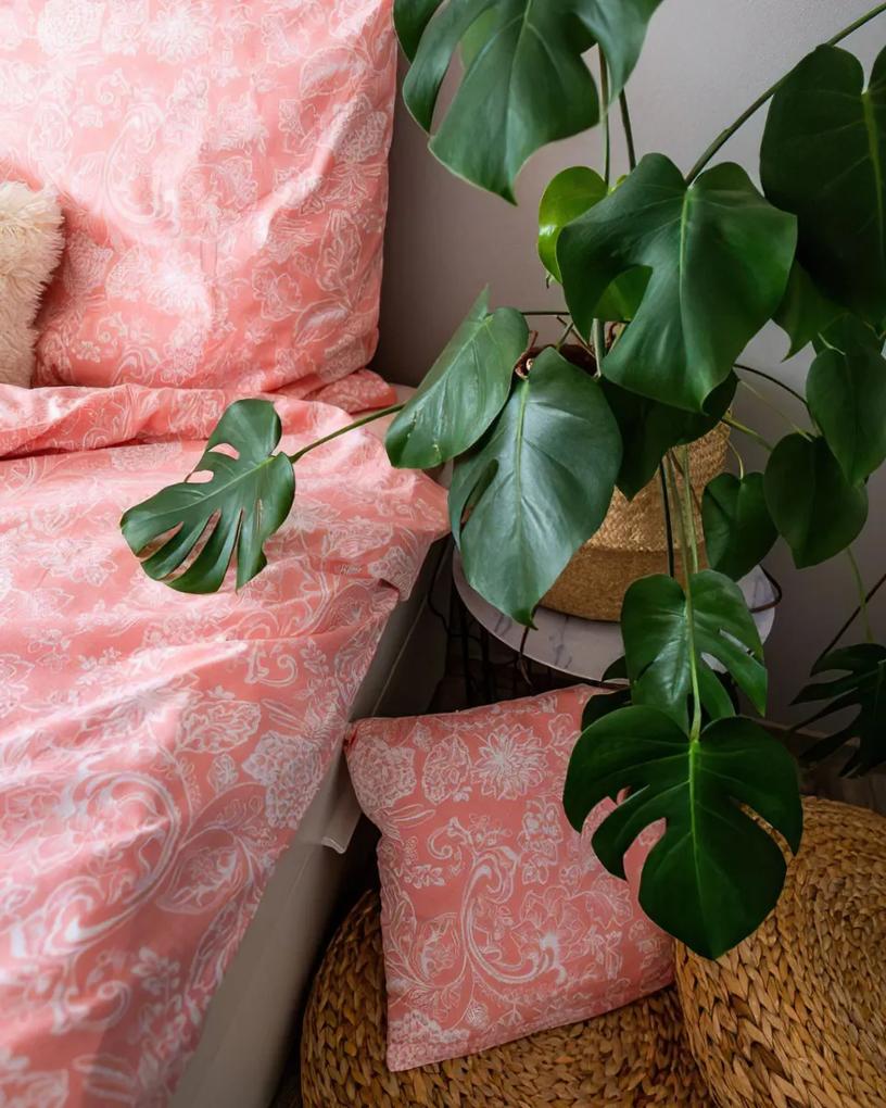 Jahu ELSA PINK BLOSSOM květinový vzor, růžová, 3 dílné, bavlna hladká, 140x200cm + 70x90cm + 40x40cm