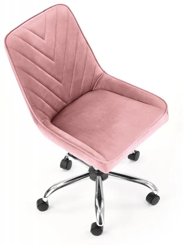 Kancelářská židle RICO Halmar Světle růžová