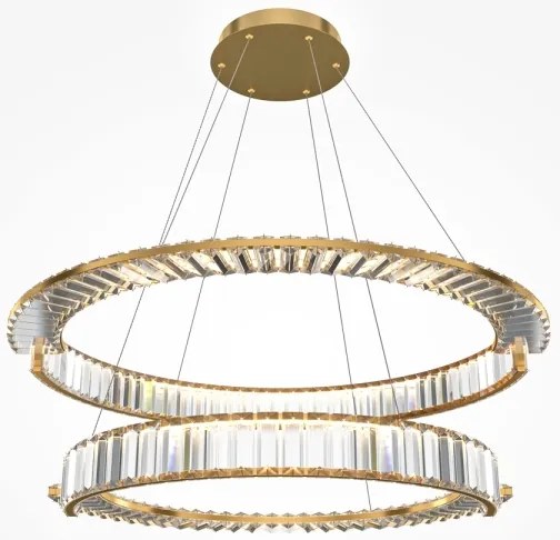 Maytoni P097PL-L90G4K - LED Lustr na lanku KRONE LED/90W/230V pr. 80,5 cm zlatá