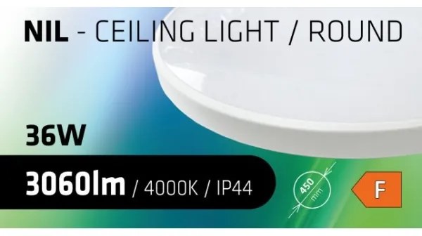 LED Koupelnové stropní svítidlo CIRCLE LED/36W/230V 4000K pr. 45 cm IP44 bílá