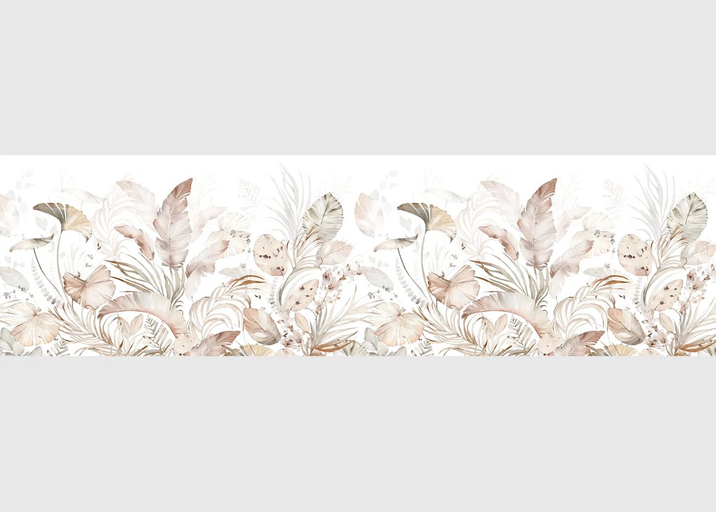 Samolepící bordura na zeď Jemné Pláně | 5 m x 13.8 cm | DWB8293