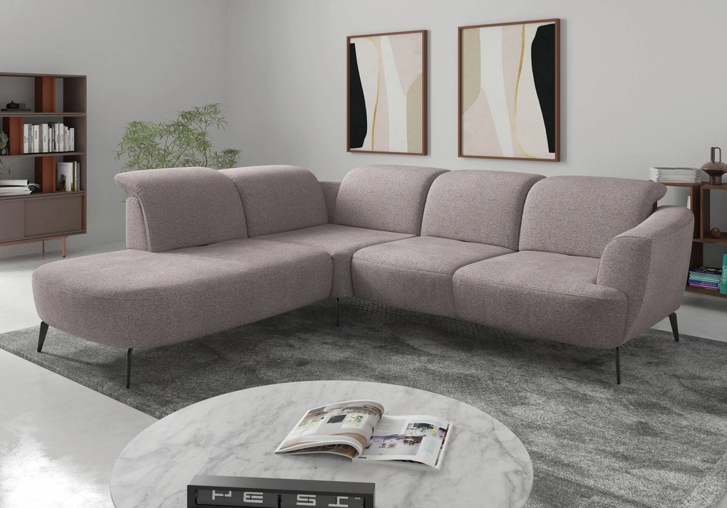 XXXLutz ROHOVÁ SEDAČKA, textil, barvy stříbra Sit & More - Sedací soupravy - 00014401851L