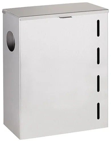 Bemeta Design Odpadkový koš 6,5 l se zásobníkem na hygienické sáčky, nerez, mat - 101015295