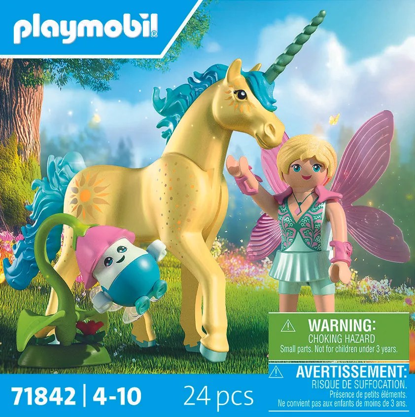 Playmobil 71842 sběratelský jednorožec sluneční květ s vílou