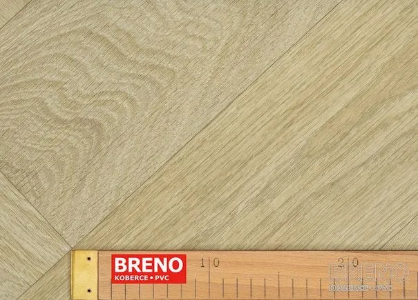 Breno PVC SPRING Laura P35 – rybí kost, šíře 400 cm