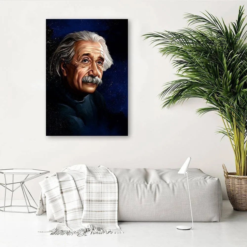 Gario Obraz na plátně Albert Einstein - Dmitry Belov Rozměry: 40 x 60 cm