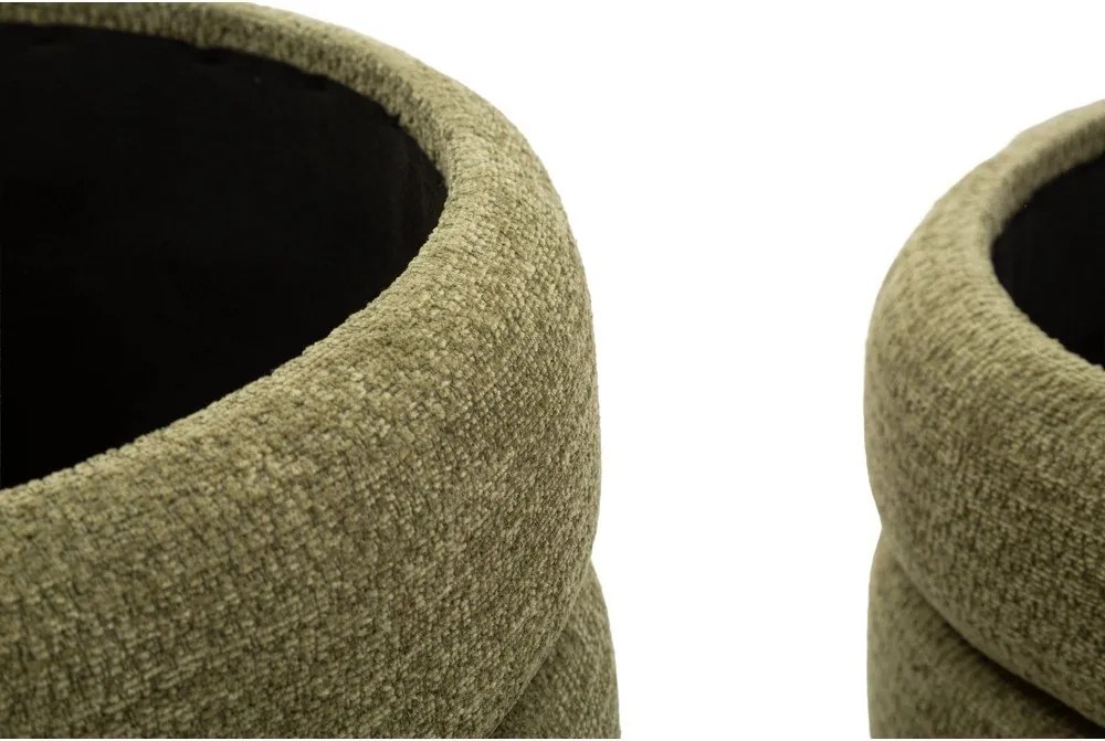 Khaki taburety v sadě 2 ks Nordic Style – Mauro Ferretti