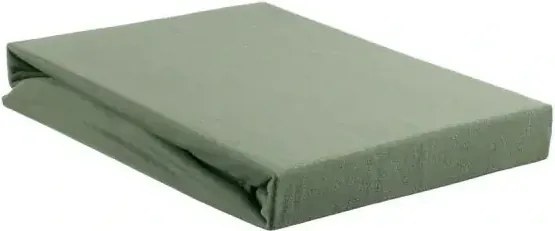 Beddinghouse Jersey kvalitní bavlněné prostěradlo, zelené (Kvalitní bavlněné jersey prostěradlo)