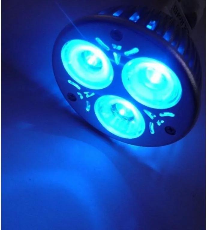 Barevná LED žárovka MR16 Modrá