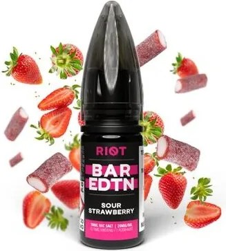 Riot BAR EDTN Salt Kyselá jahoda 10ml (10mg)