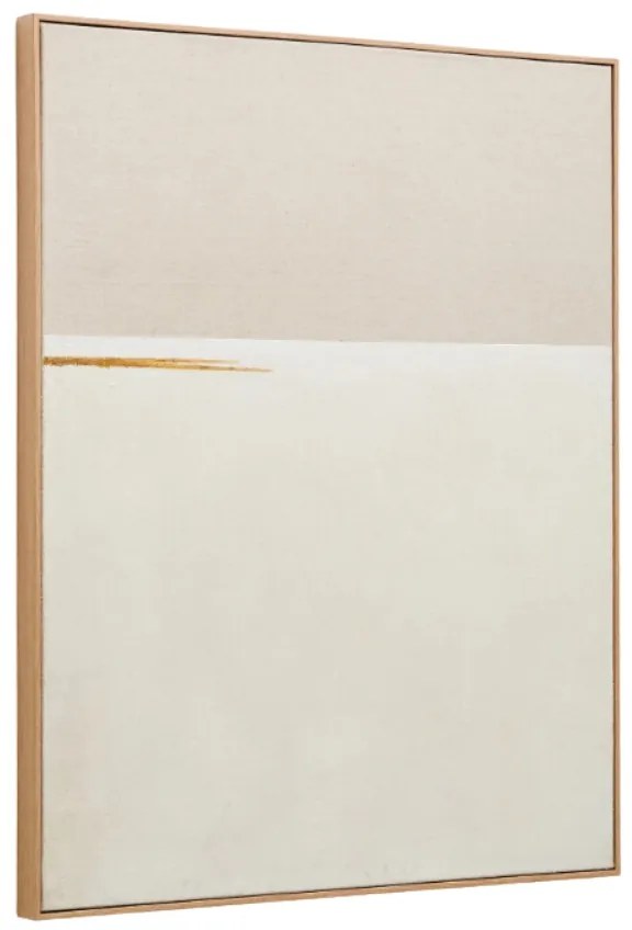 OnaDnes -20% Béžový abstraktní obraz Kave Home Salin II. 100 x 80 cm