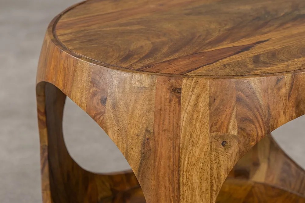 Designový konferenční stolek Velislav 60 cm Sheesham