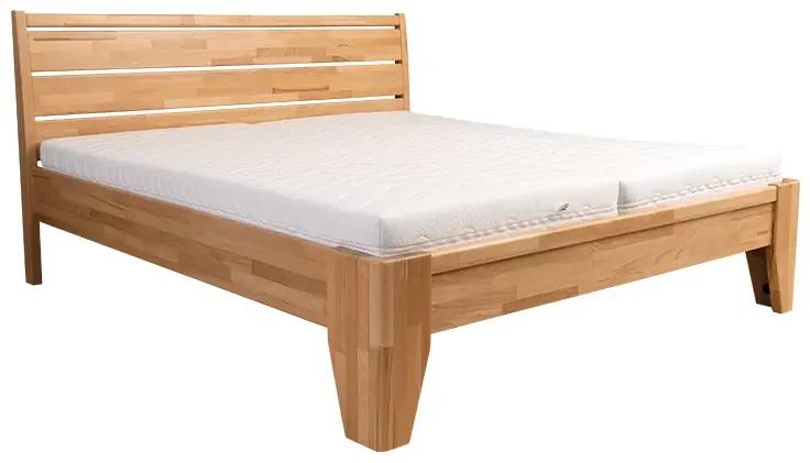 Ahorn Dřevěná postel Lavana 200x90 Buk napojovaná spárovka