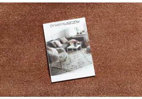 Dywany Luszczow Kusový koberec kulatý SOFTY Jednobarevný, terakota Rozměr koberce: 200 cm KRUH