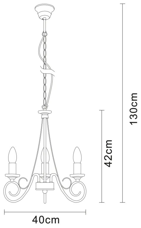 GLOBO TRUNCATUS 69003-3 Závěsné svítidlo