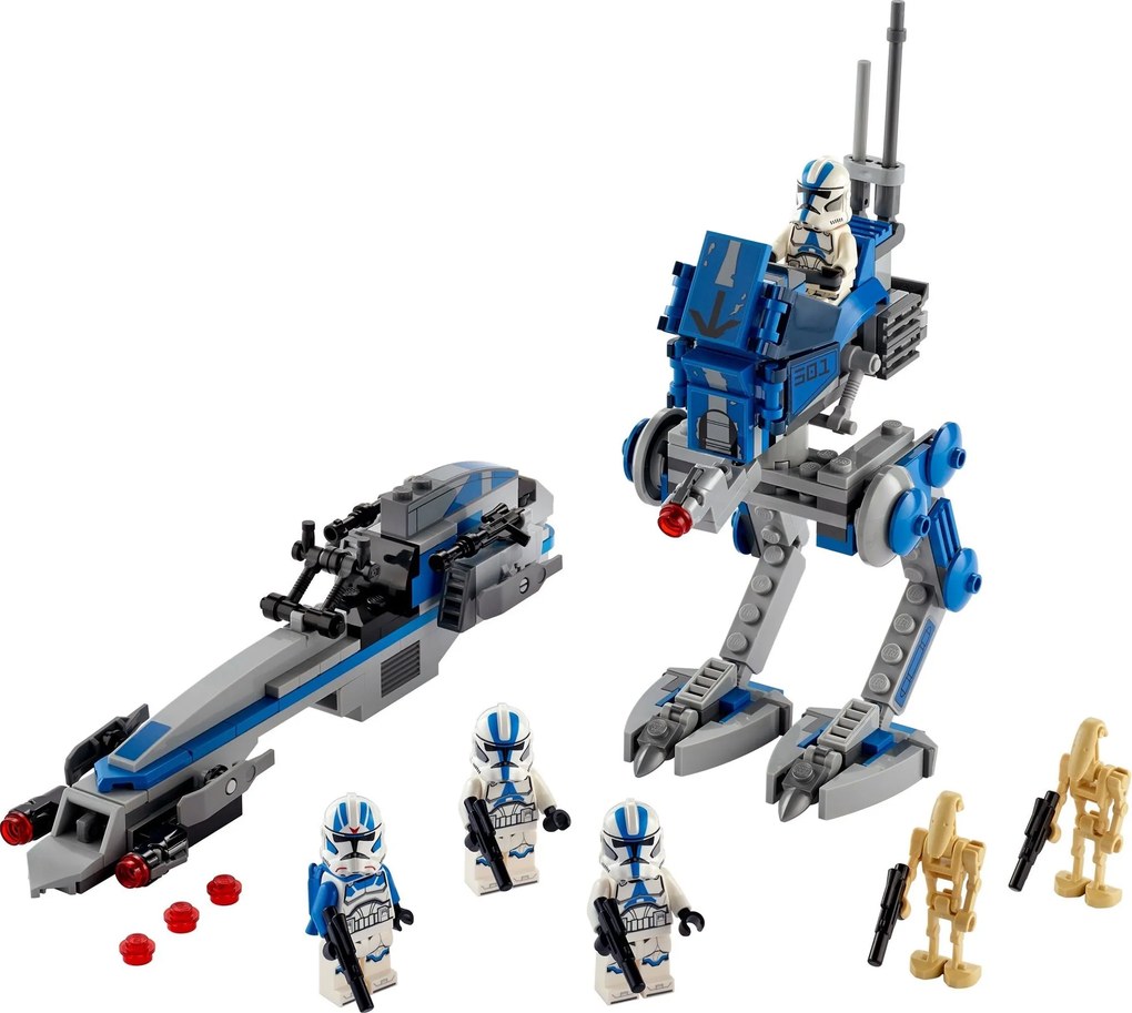 Lego stavebnice lego star wars 75280 klonoví vojáci z 501. legie